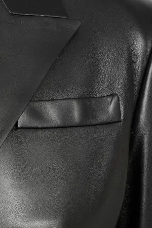 Versace Leather Blazer