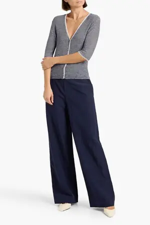 Vince Tencel™ Lyocell-blend Wide-leg Pants - Navy