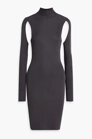 Helmut Lang Cutout Stretch-knit Dress