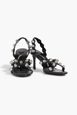 Alexander Wang Rexa Embellished Leather Sandals