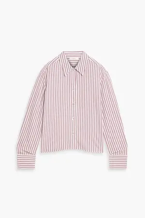 Vince Striped Poplin Shirt