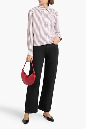 Vince Striped Poplin Shirt