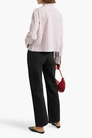 Vince Striped Poplin Shirt