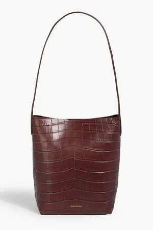 MANSUR GAVRIEL Cabas Small Croc-effect Leather Tote