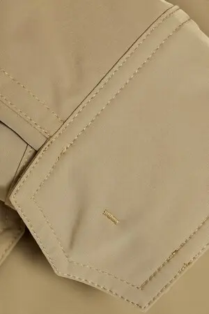 Vince Shell Bomber Jacket - Sand