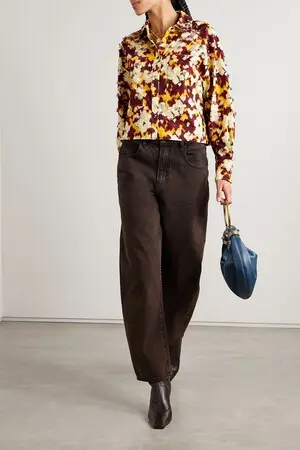 Ulla Johnson Aria Embellished Printed Shirt