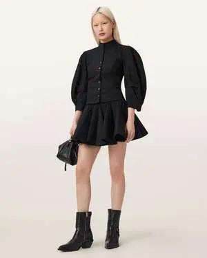 ALLSAINTS Tulip Ponte Mini Skirt