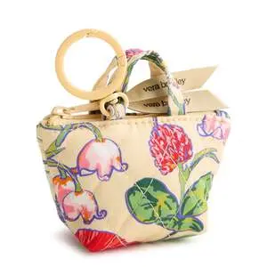 VERA BRADLEY Original Tote Bag Charm In All The Pretty Wildflowers - Yellow