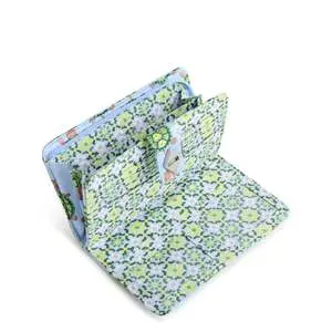 VERA BRADLEY Turnlock Wallet In Slow Dance
