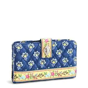 VERA BRADLEY Turnlock Wallet - Blue