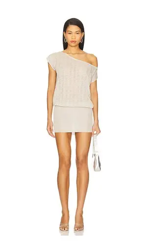 I.AM.GIA Xola Metallic Mini Dress - Silver