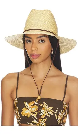 Hat Attack Willow Mini Surfer Fedora Hat - Natural