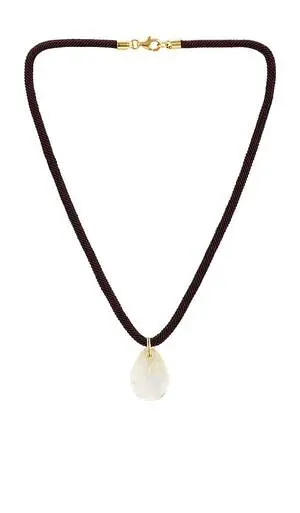 Shashi Lasso Gemstone Pendant Necklace