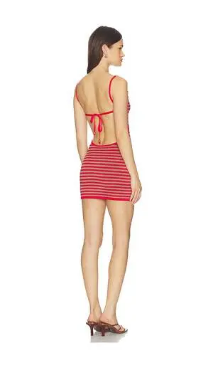 TIGER MIST Knit Beaded Mini Dress