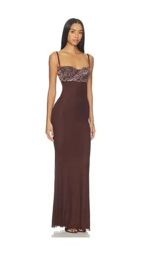 I.AM.GIA Silo Maxi Dress With Lace Detail