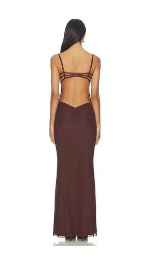 I.AM.GIA Silo Maxi Dress With Lace Detail