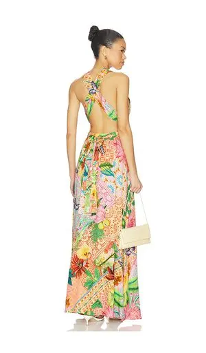 Luli Fama Convertible Maxi Dress