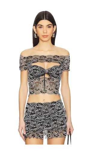 I.AM.GIA Crystal Cropped Top