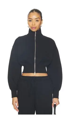 Superdown Branka Zip Up Jacket - Black