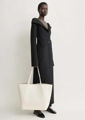 TOTEME Roam Leather Tote - Stone