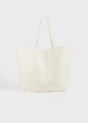 TOTEME Roam Leather Tote - Stone