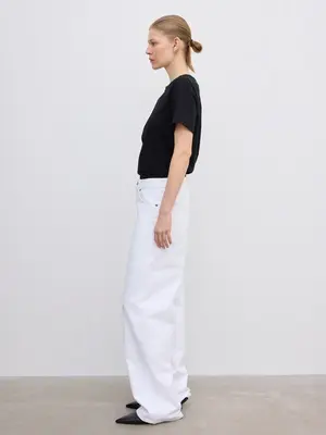 HOUSE OF DAGMAR Baggy Fit Wide Leg Denim