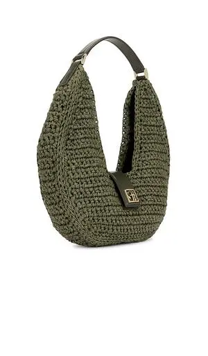 ANINE BING Lou Shoulder Bag - Olive