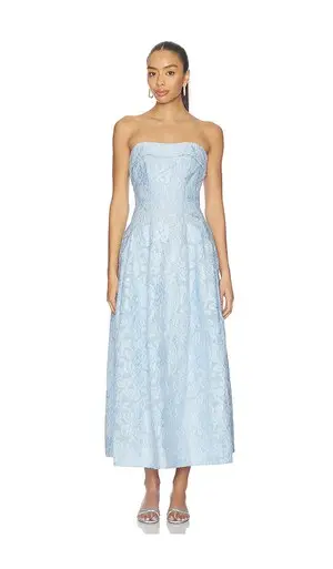 Simkhai Valeria Jacquard Midi Dress