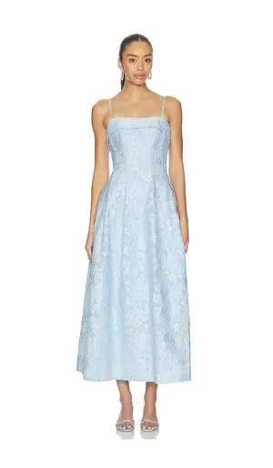 Simkhai Valeria Jacquard Midi Dress