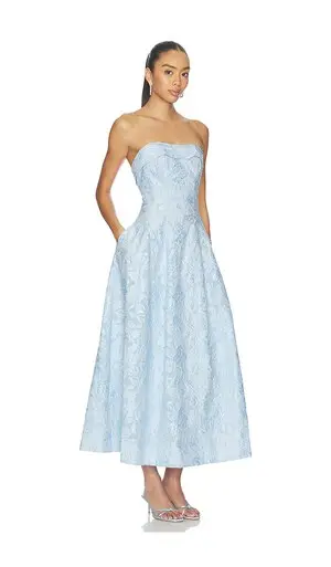 Simkhai Valeria Jacquard Midi Dress