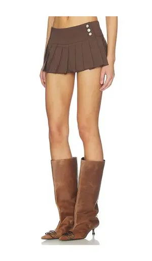 I.AM.GIA Remini Skort With Pleated Detailing - Brown