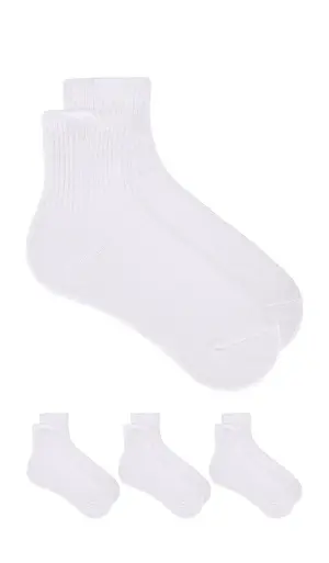 STEMS 3-pack Cushioned Bow Ankle Socks