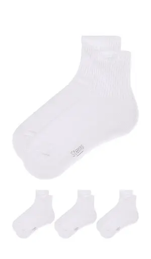 STEMS 3-pack Cushioned Bow Ankle Socks