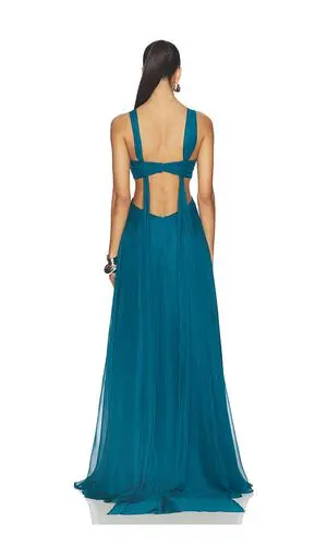 Retrofete Meira Chiffon Gown