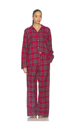 Polo Ralph Lauren Madison Pj Set In Red - Estate Plaid