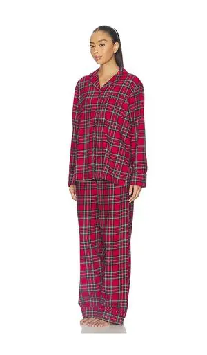 Polo Ralph Lauren Madison Pj Set In Red - Estate Plaid