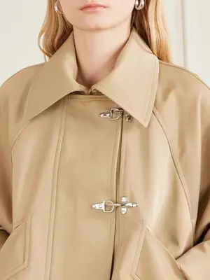 PATOU Cotton-gabardine Cropped Jacket