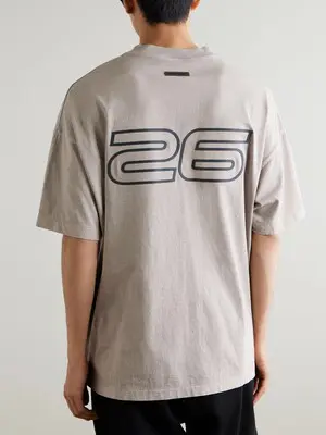 Fear Of God 90s Oversized Logo-print Cotton-jersey T-shirt