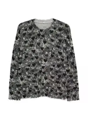 R13 Heart-detail Cashmere Sweater