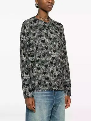 R13 Heart-detail Cashmere Sweater