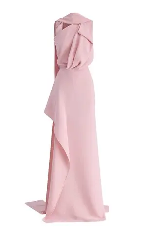 Maticevski Priority Draped Crepe Gown