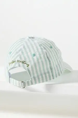 FRASIER STERLING Seersucker Baseball Cap - Green