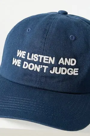 Intentionally Blank We Listen Baseball Cap