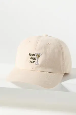 Intentionally Blank This And Yap Baseball Cap - Sand Olive