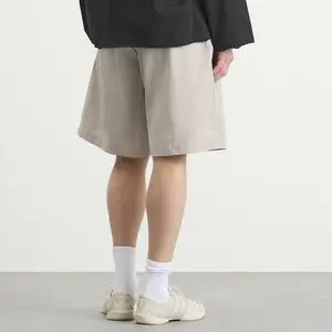 Y3 Cotton Blend Shorts - Brown
