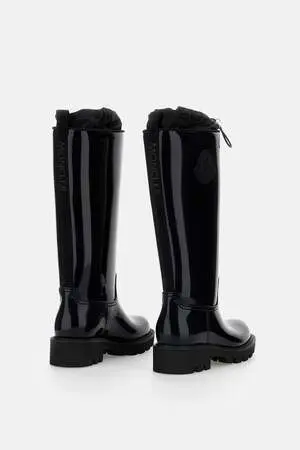 Moncler High Kickstream Rain Boots - Nero