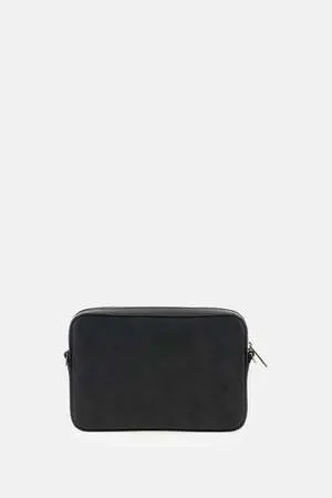 Fendi Shadow Leather Diagonal Camera Bag - Black