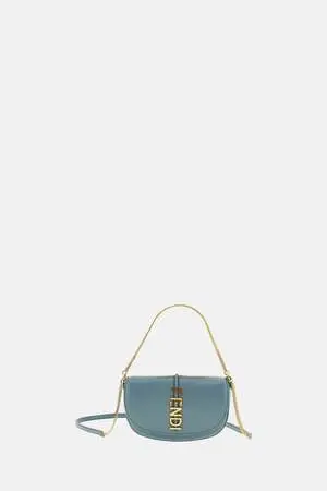 Fendi Chain Wallet Graphy - Sky Blue
