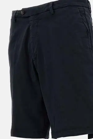BRIGLIA 1949 Knee-length Cotton Bermuda Shorts - Blu