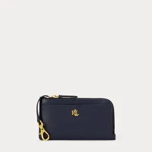 Ralph Lauren Leather L-zip Card Case - Refined Navy